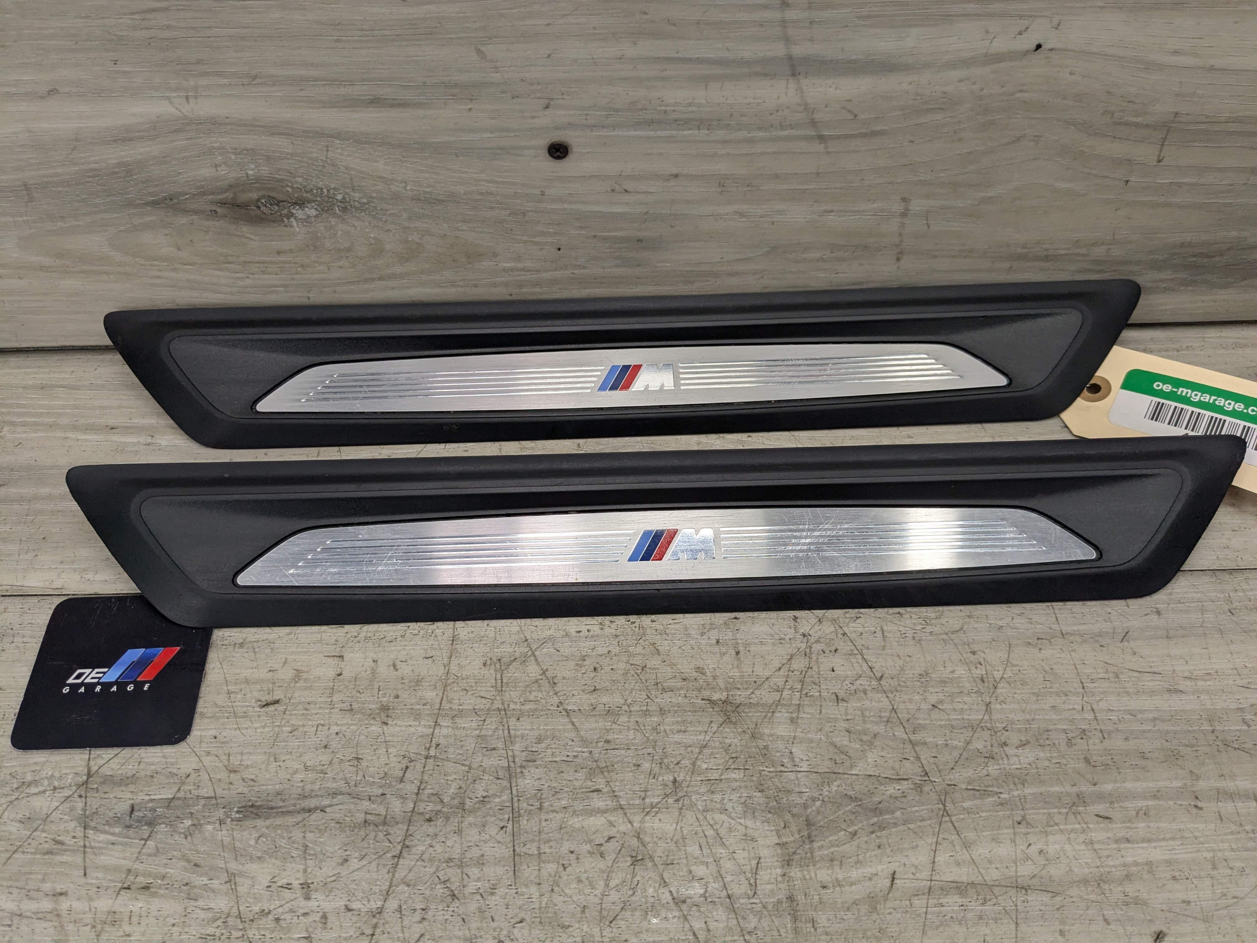 OEM BMW F30 F36 335 440 Front Door Sill Cover Trim Entrance Sill Kick ...