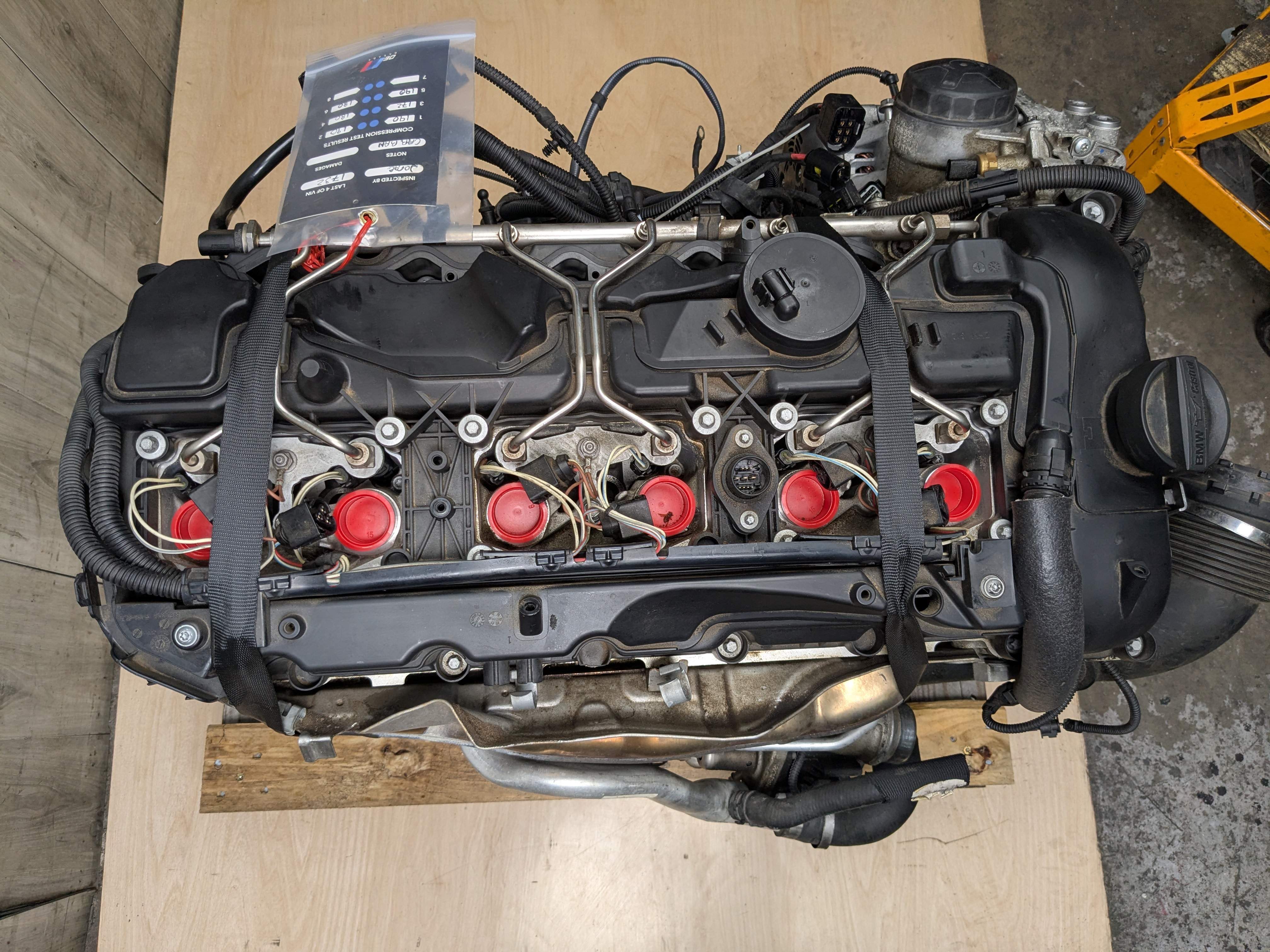 14-16 OEM BMW F30 F32 F36 AWD Long Block N55 COMPLETE ENGINE MOTOR 206 ...