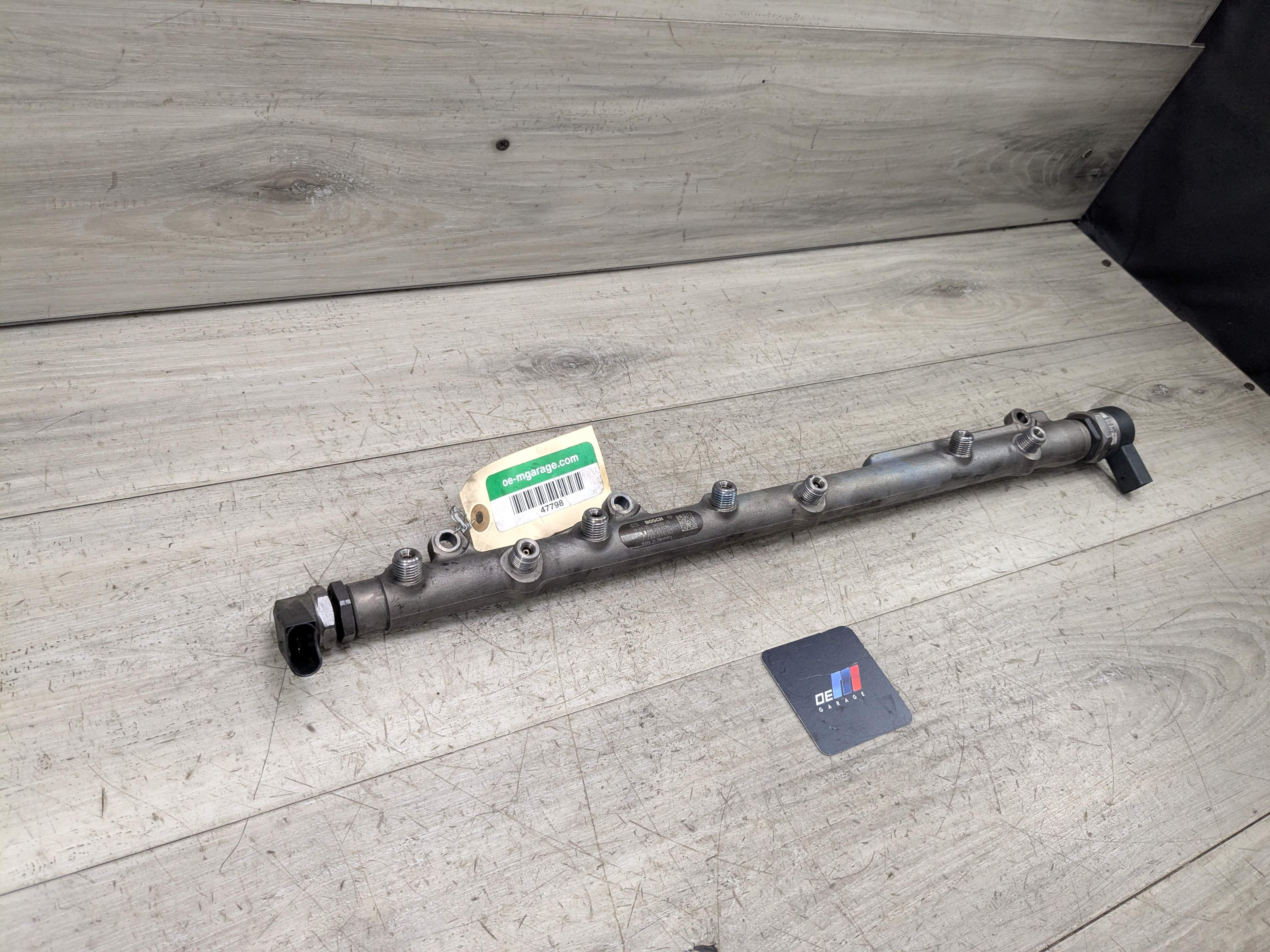 OEM BMW E90 335d M57N Diesel Fuel Rail Pressure Injector Lines Accumul ...