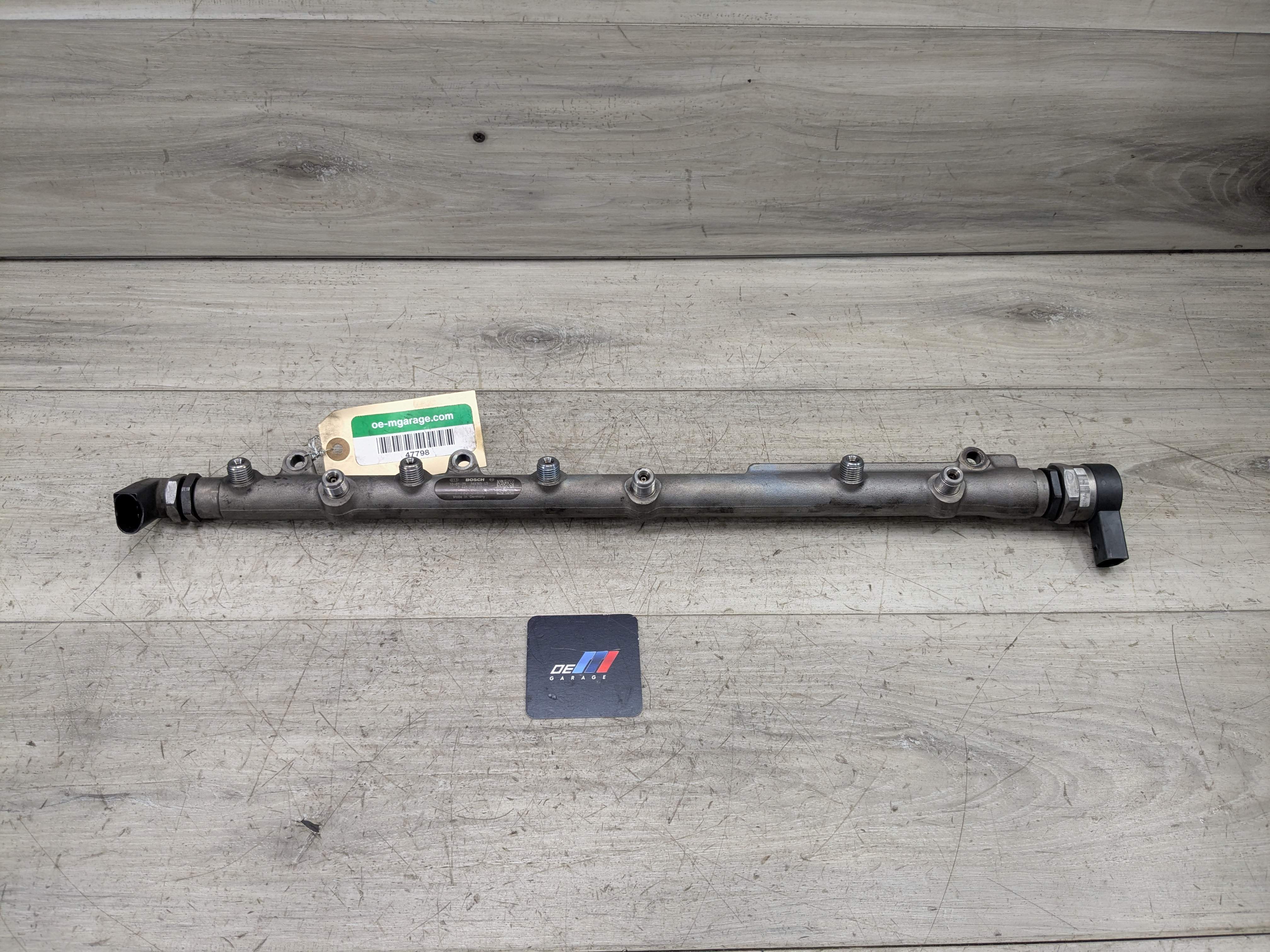 OEM BMW E90 335d M57N Diesel Fuel Rail Pressure Injector Lines Accumul ...