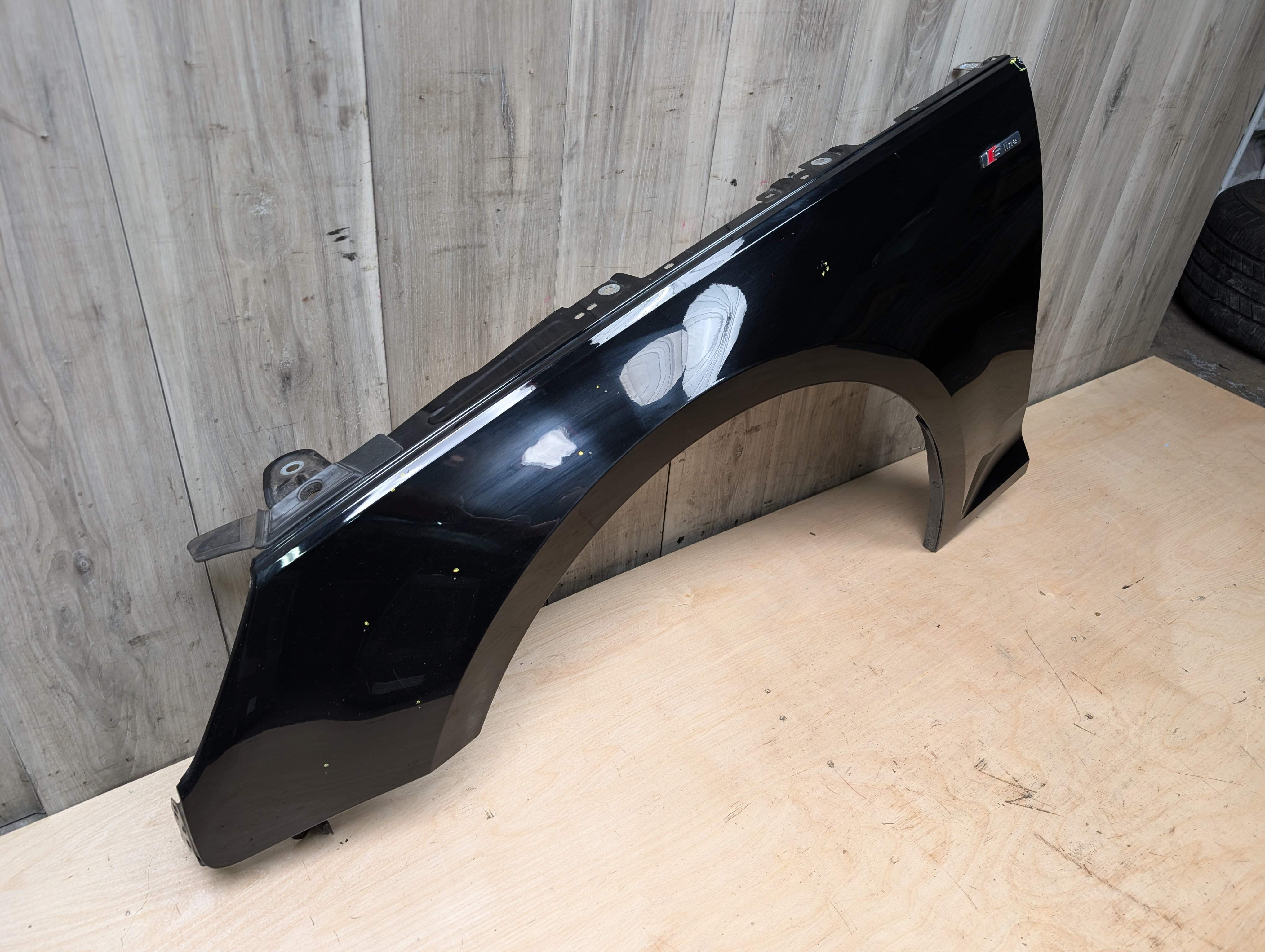 *17-19 OEM AUDI A4 S4 B9 Front Left Driver Fender Panel Black – oeM Garage