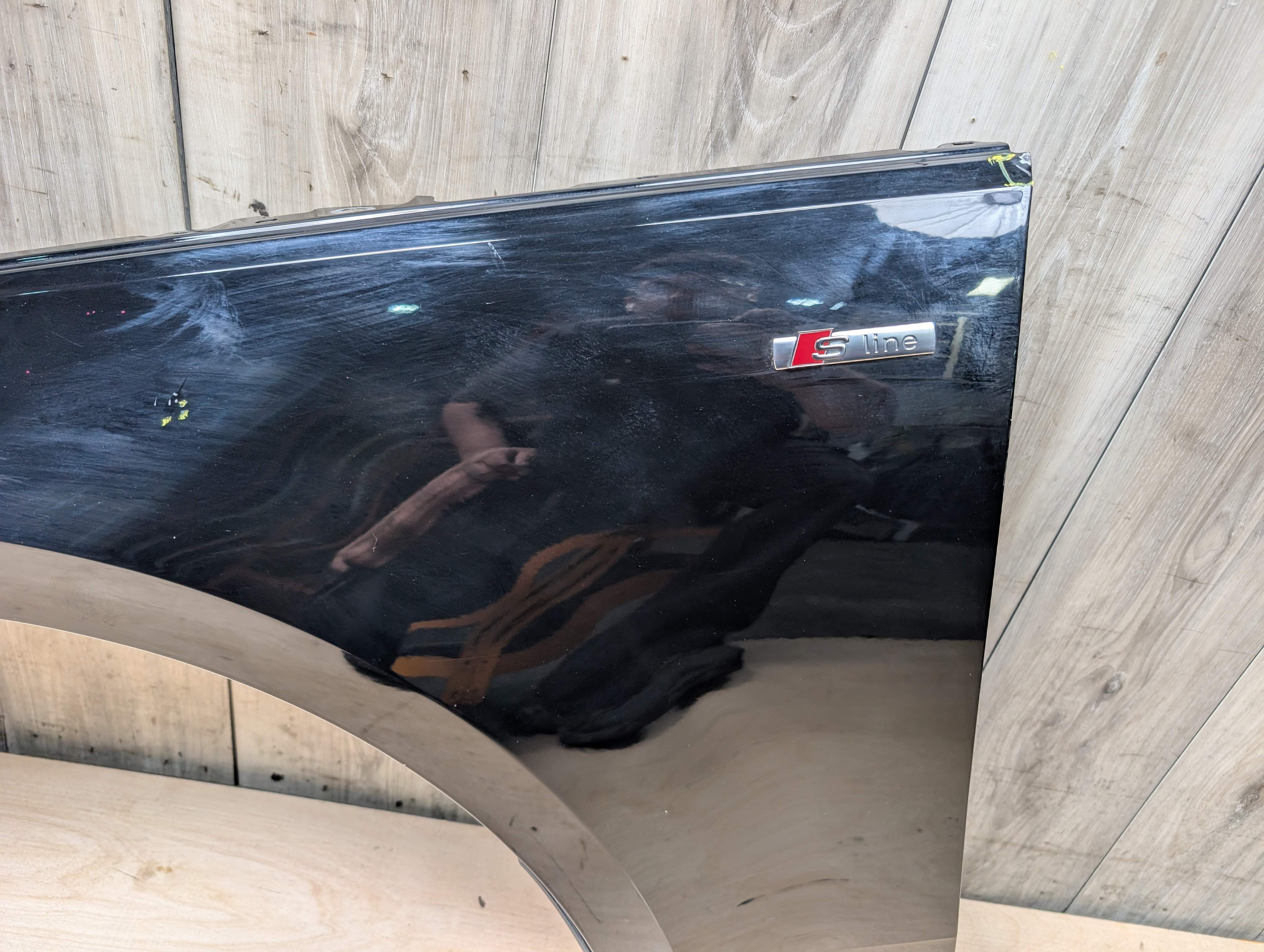 *17-19 OEM AUDI A4 S4 B9 Front Left Driver Fender Panel Black – oeM Garage