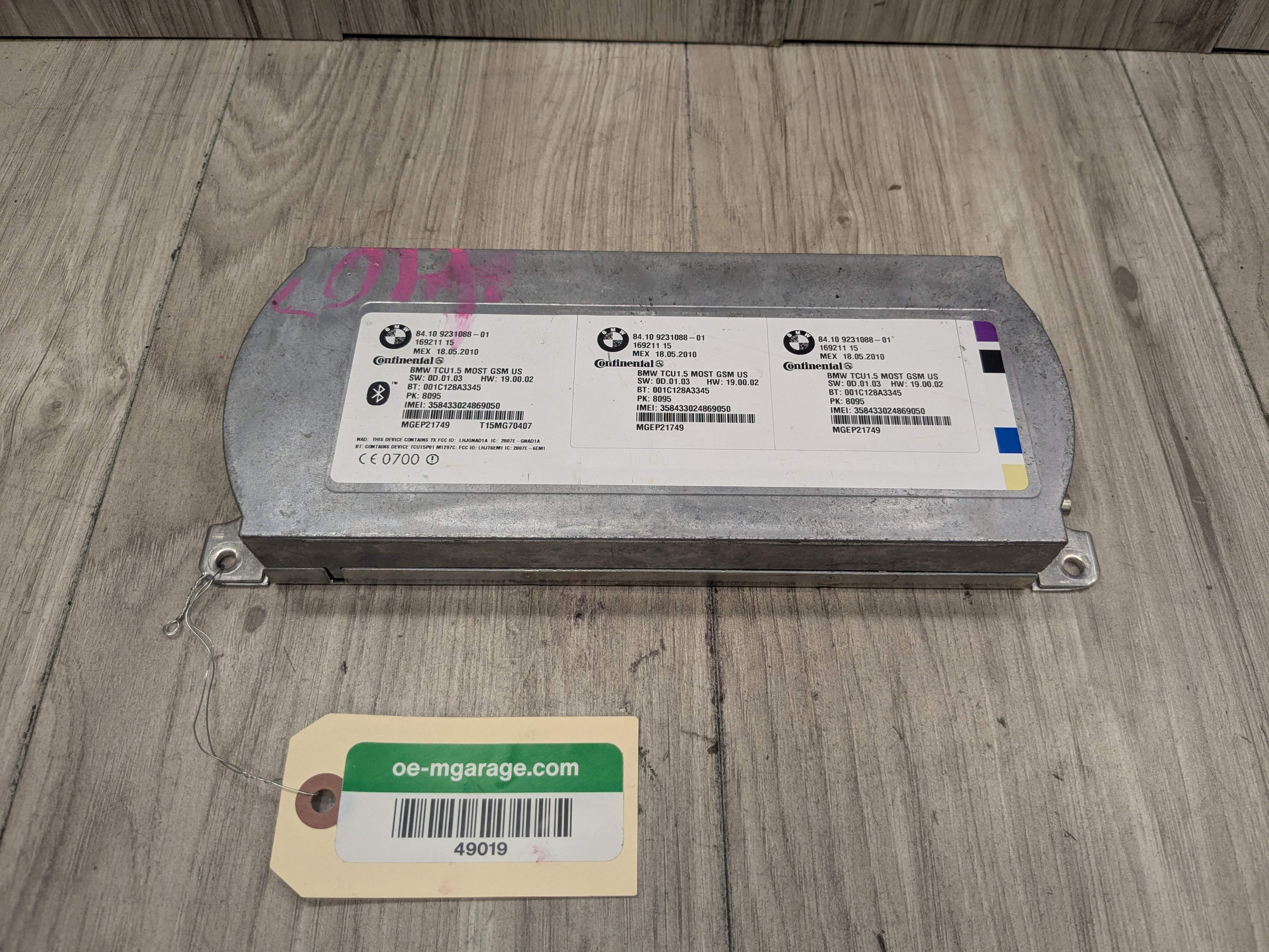 OEM BMW E70 E88 E90 E92 F02 F10 Combox Telematics Unit TCU Bluetooth M ...