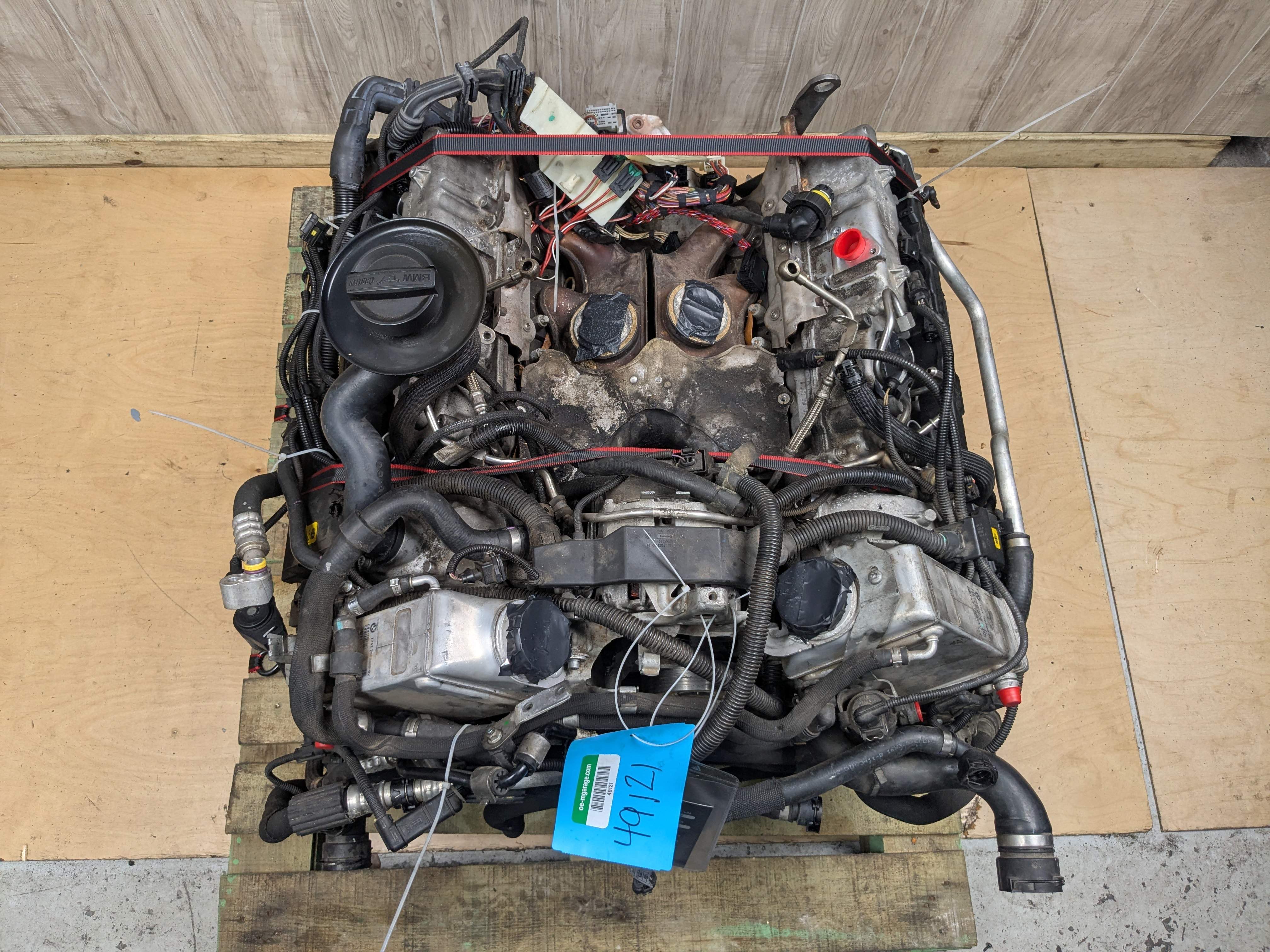 10-14 OEM BMW E70 E71 X5M S63 4.4L V8 AWD Engine Motor Long Block Assy ...