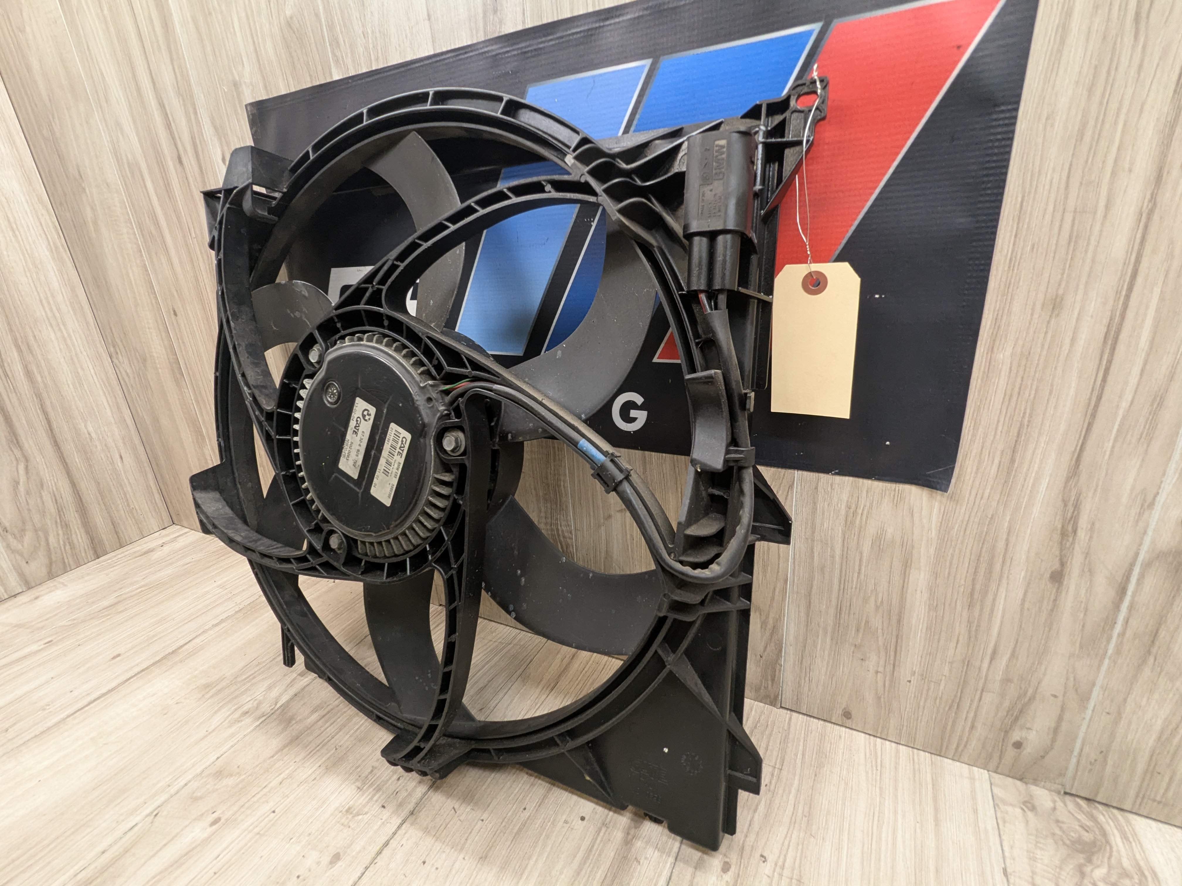 03-08 OEM BMW E85 E86 Z4 Engine M54 N52 Radiator Cooling Fan Shroud 40 ...